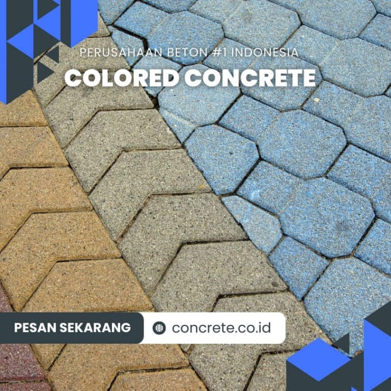 Jasa Colored Concrete (Beton Berwarna) #1 - Concrete.co.id