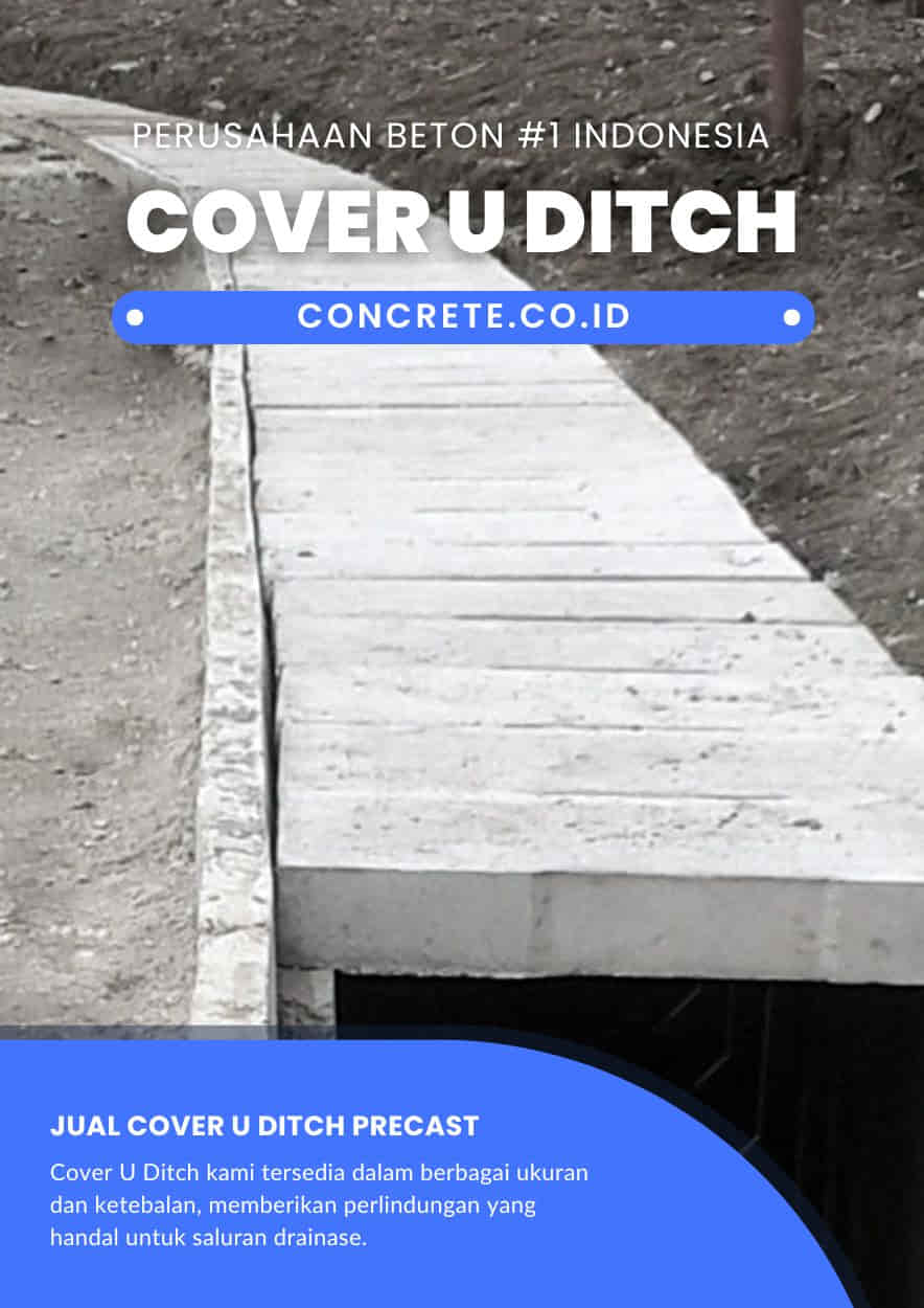 Cover U Ditch (Tutup Saluran Got) Beton #1 - Concrete.co.id