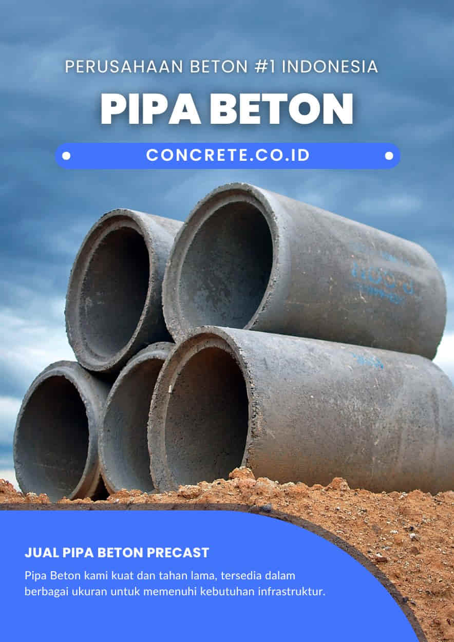 Jual Pipa Beton Bertulang Kualitas #1 - Concrete.co.id