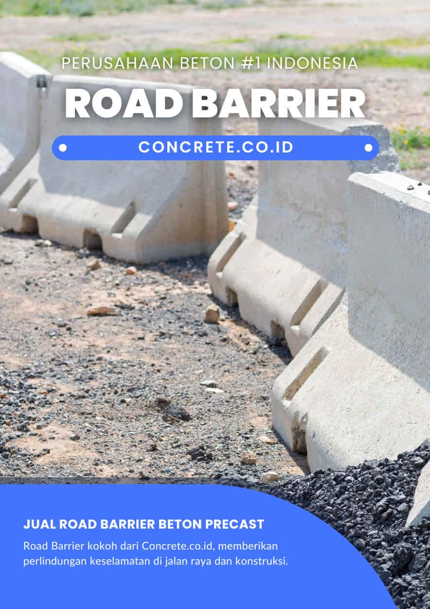Jual Road Barrier / Pembatas Jalan Beton Kualitas #1